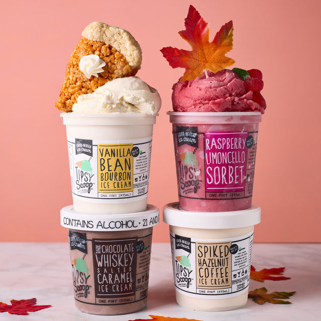 "Dranksgiving" Boozy Ice Cream Pack – Tipsy Scoop